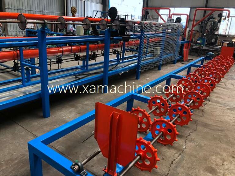 Chain link fence weaving machine ready to exported India – Wire Mesh ...